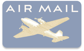 Visit the Air Mail Newsstands in New York, London, and Milan